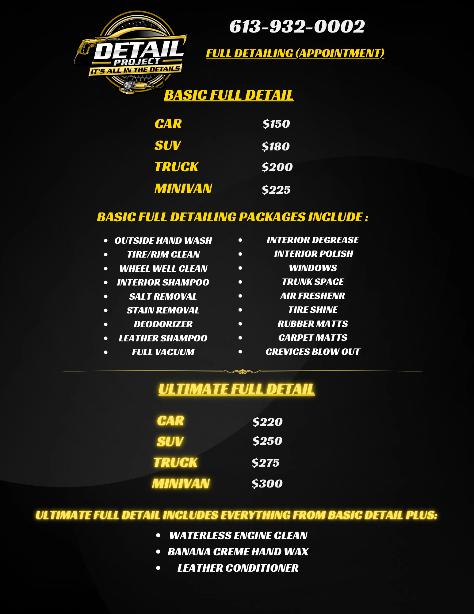 COMPARE PACKAGES | DETAIL PROJECT – Detail Project